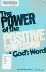 The Power of the Positive Confession of God's Word